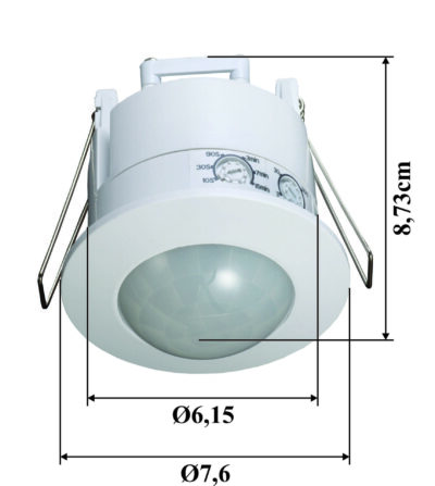 Công Tắc Cảm Ứng Hồng Ngoại Âm Trần SS302 (3PIR) - Kawasan
